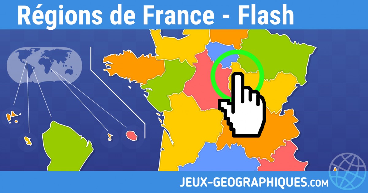 jeux-geographiques jeux gratuits Regions de France Flash