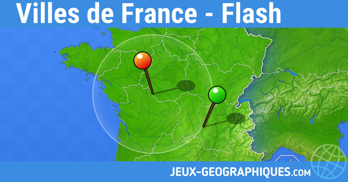 jeux-geographiques jeux gratuits Villes de France Flash